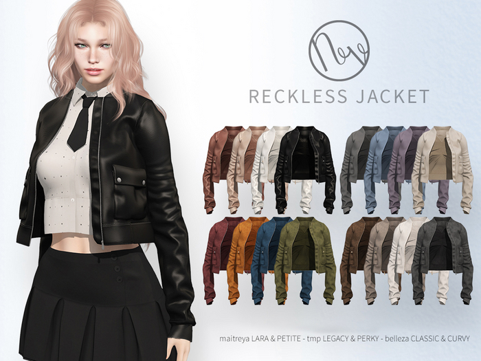 Second Life Marketplace Neve Jacket Reckless Fatpack